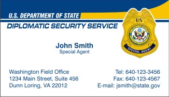 Us Department Of State Diplomatic Security Seal Decals
